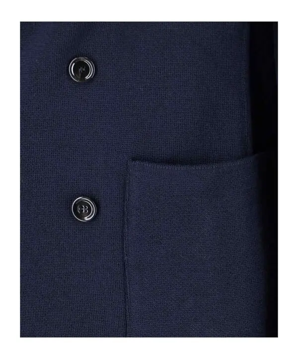 LARDINI Double-breasted Patch-pocket Jacket