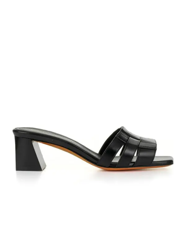 Santoni 60mm Leather Mules