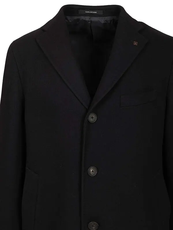 Tagliatore Bruce Lined Coat - Blue