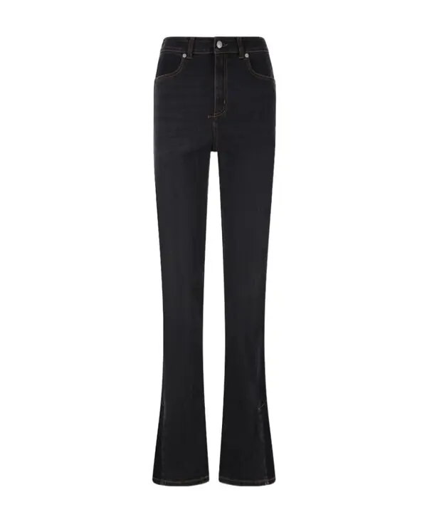 Alexander McQueen Slim Fit Bootcut Jeans With Trumpet Hem - Blue