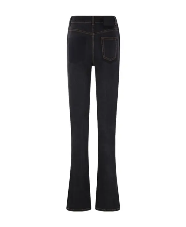 Alexander McQueen Slim Fit Bootcut Jeans With Trumpet Hem - Blue