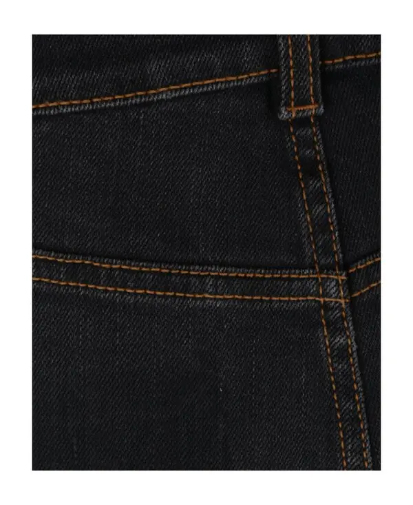 Alexander McQueen Slim Fit Bootcut Jeans With Trumpet Hem - Blue