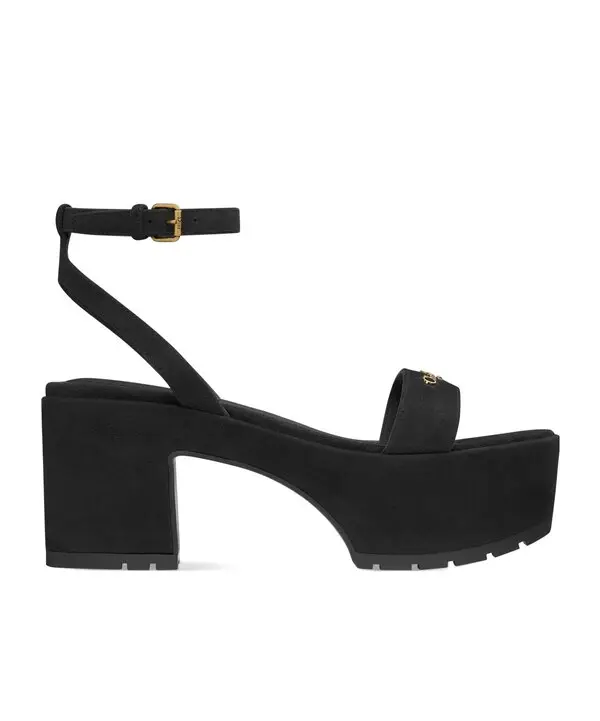 Dior D-lane Platform Sandal - Black