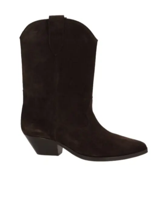 Isabel Marant Étoile Duerto Pointed-toe Cowboy Boots - Black