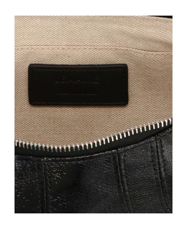 LEMAIRE Croissant Zipped Small Crossbody Bag - Black