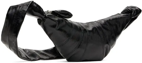 LEMAIRE Croissant Zipped Small Crossbody Bag - Black