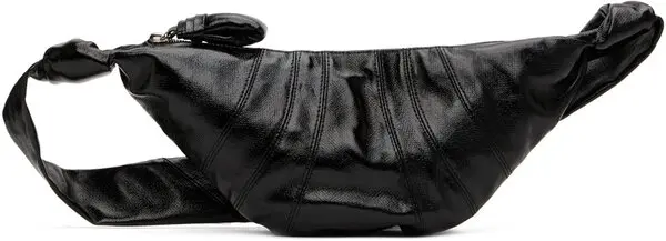 LEMAIRE Croissant Zipped Small Crossbody Bag - Black