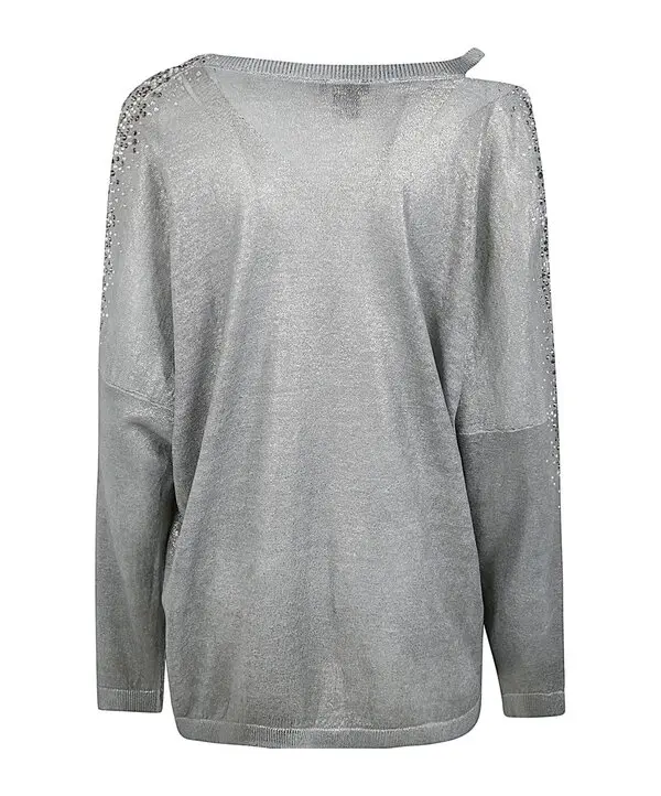 Avant Toi Embellished V-neck Jumper