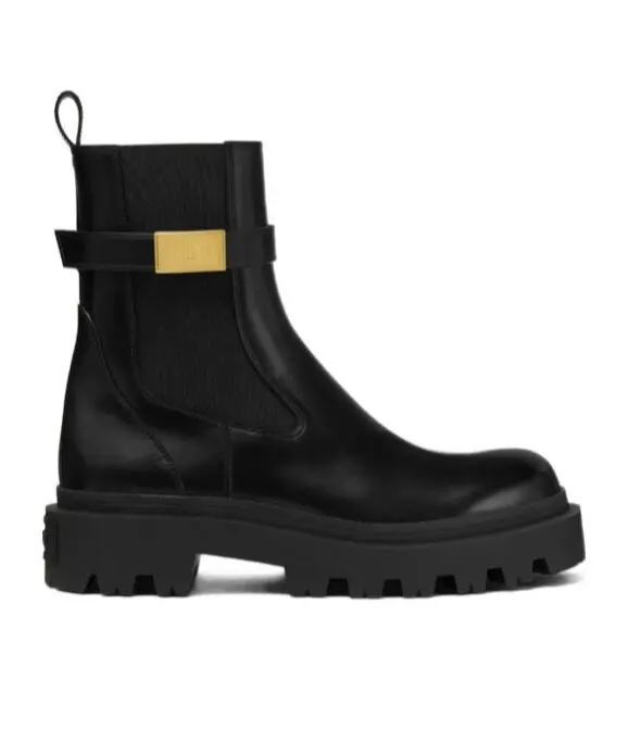 Versace Slip-on Ankle Boots - Black