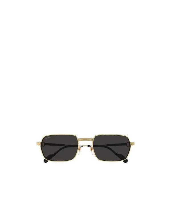 Cartier Rectangle Frame Sunglasses - Black