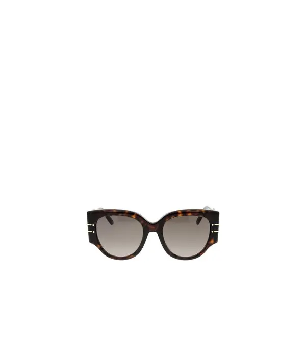 Dior Signature R2i Round Frame Sunglasses - Gray