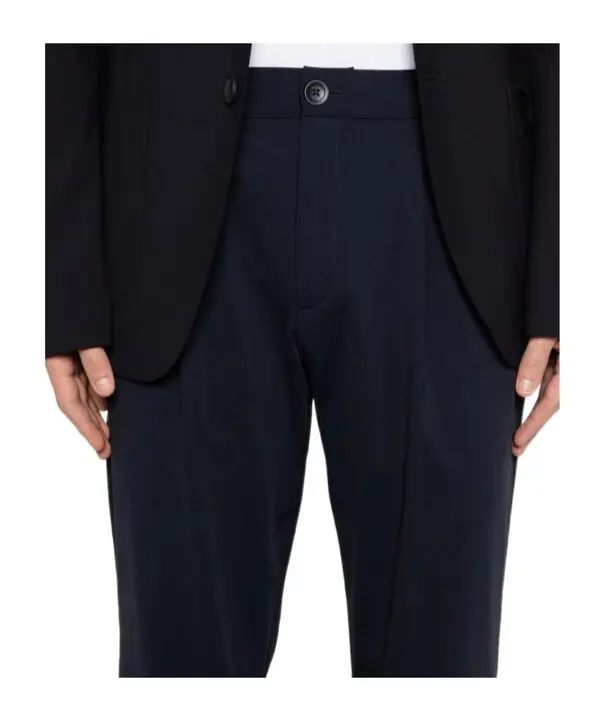 Herno Straight Leg Pants - Black