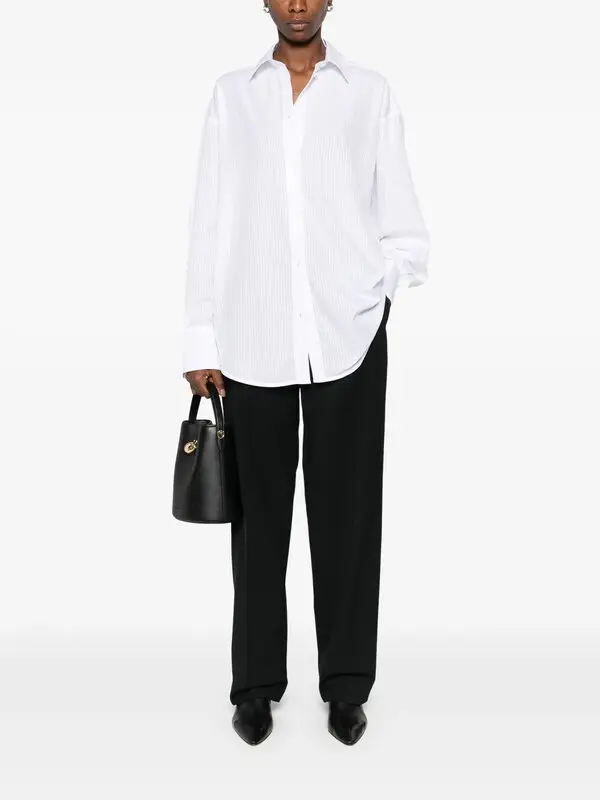 TOTEME Oversized Striped Shirt
