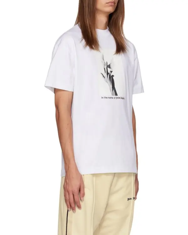 Palm Angels Hand-photo Cotton T-shirt