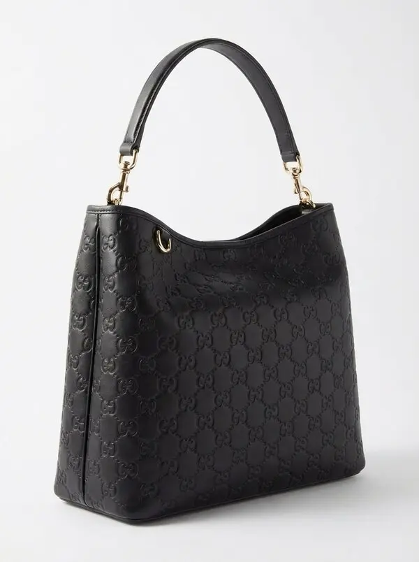 Gucci Embossed Shoulder Bag