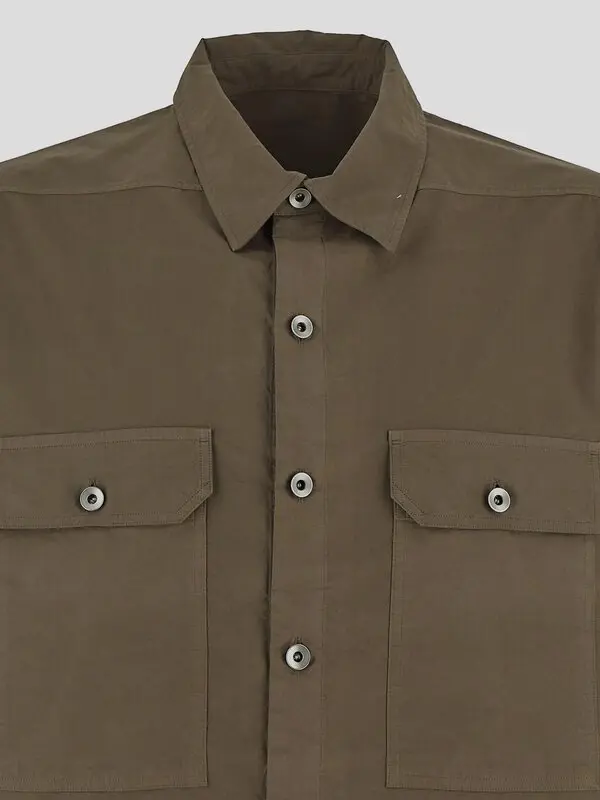 Rick Owens Long-sleeved Button-up Shirt - Brown