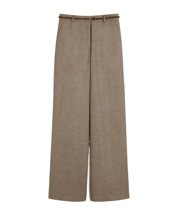 Max Mara Wool Wide-leg Pants