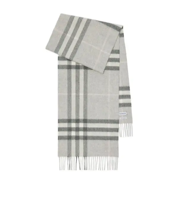 Burberry Checked Fringed-edge Scarf - Mitten