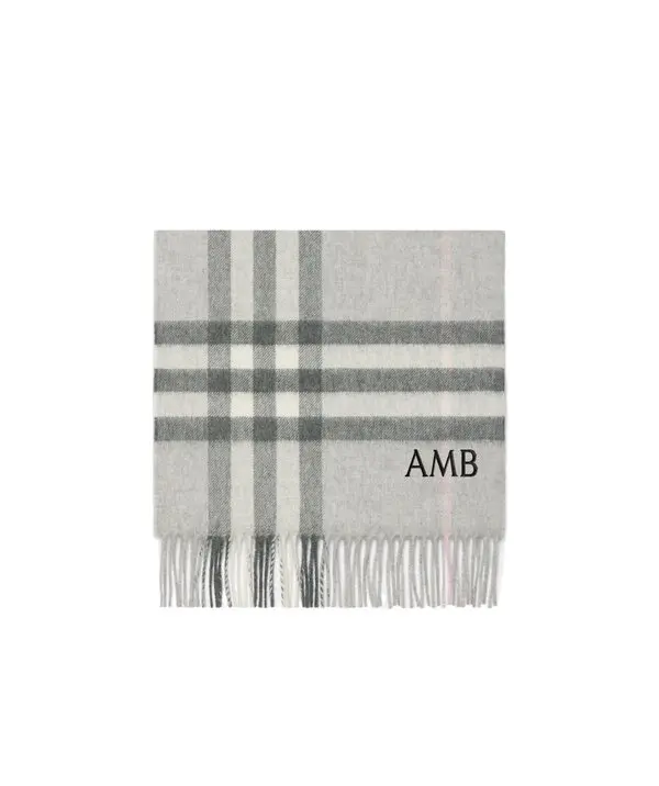 Burberry Checked Fringed-edge Scarf - Mitten