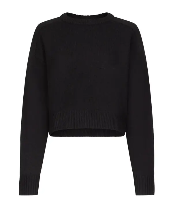 Loulou De Saison Bruzzi Crewneck Jumper - Black