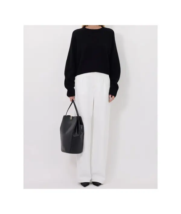 Loulou De Saison Bruzzi Crewneck Jumper - Black