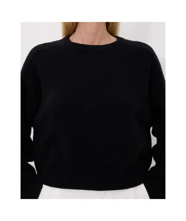 Loulou De Saison Bruzzi Crewneck Jumper - Black