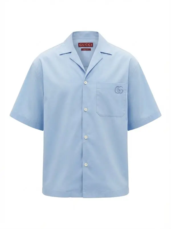 Gucci Embroidery Poplin Shirt