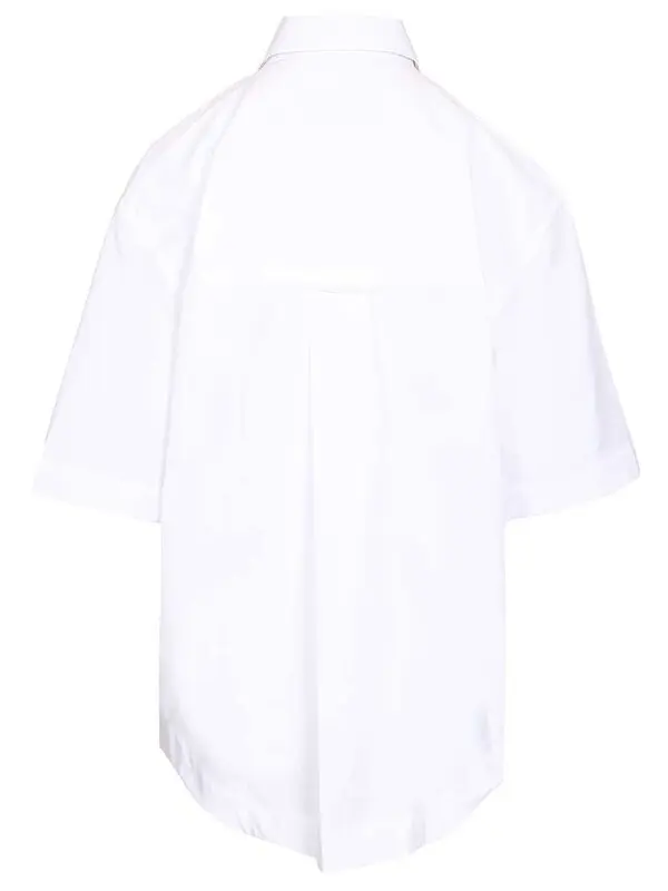 AMI Paris Curved Hem Shirt