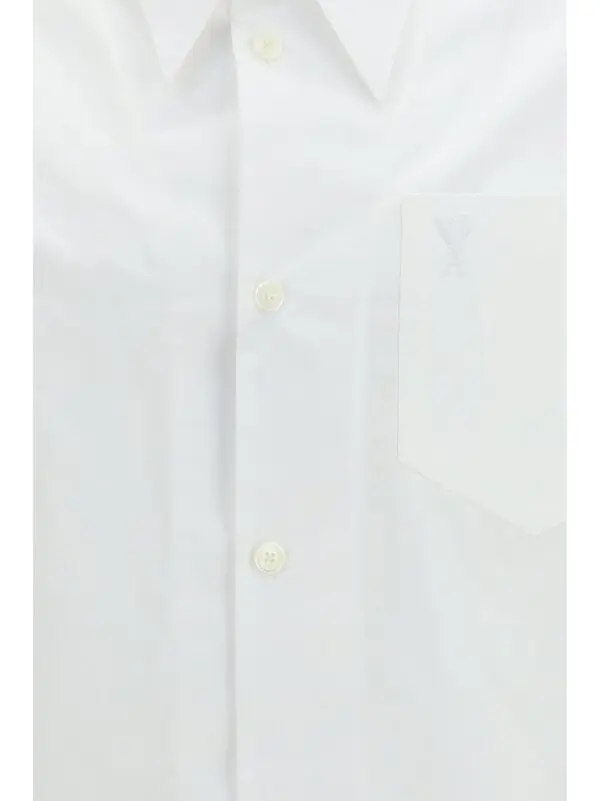 AMI Paris Curved Hem Shirt