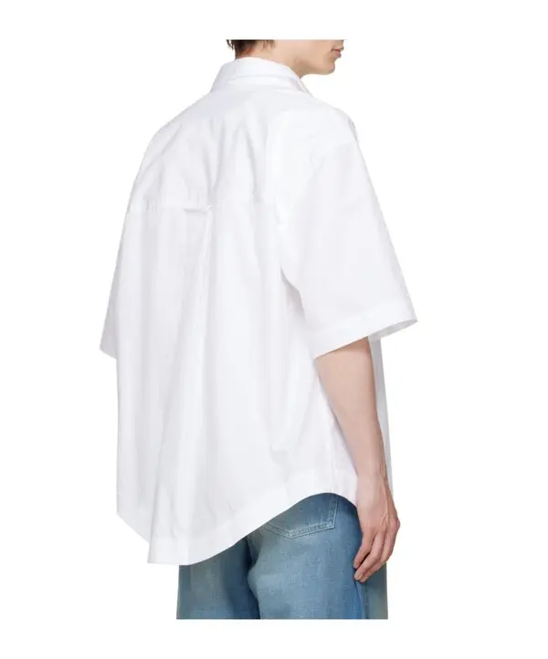 AMI Paris Curved Hem Shirt