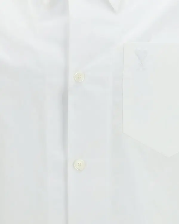 AMI Paris Curved Hem Shirt