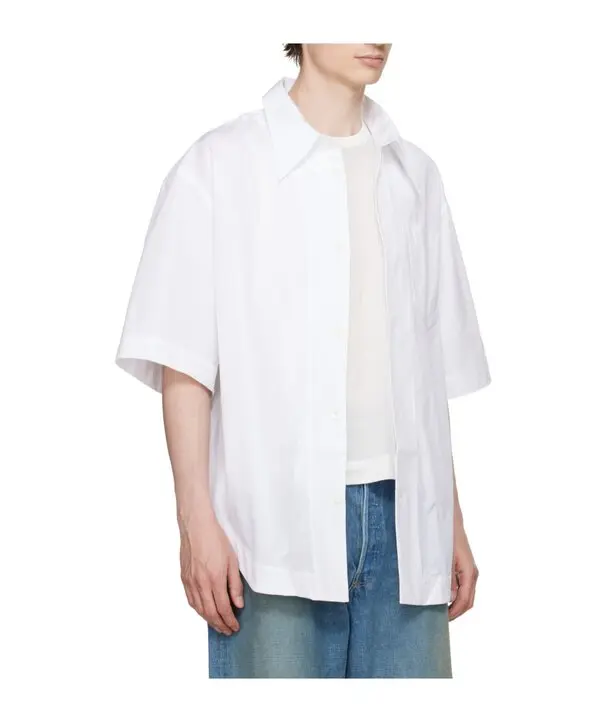 AMI Paris Curved Hem Shirt