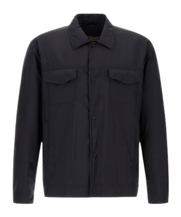 Herno Long Sleeved Jacket - Black
