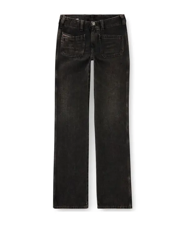 DIESEL® D-keate Bootcut Jeans - Black/dark Grey