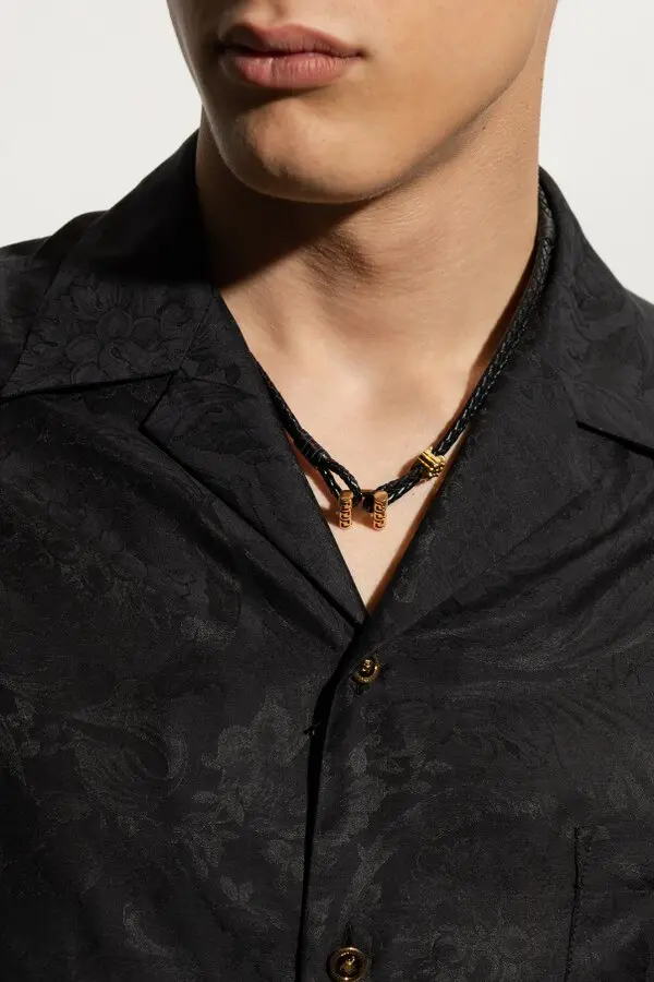 Versace Medusa Face Logo Necklace