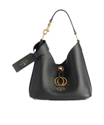 Balenciaga Carrie Hobo Bag - Black