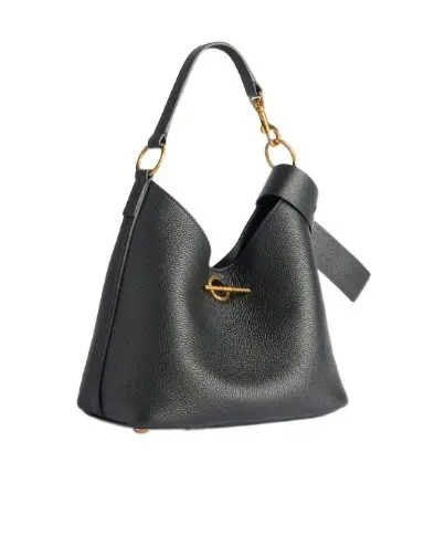 Balenciaga Carrie Hobo Bag - Black