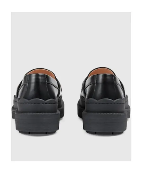 Gucci Loafer With Logo Detail And Grooved Sole