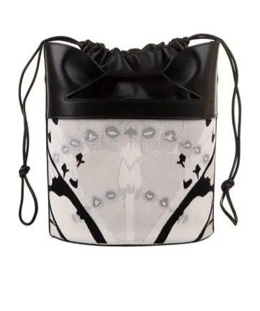 Alexander McQueen Bow Logo Bucket Bag