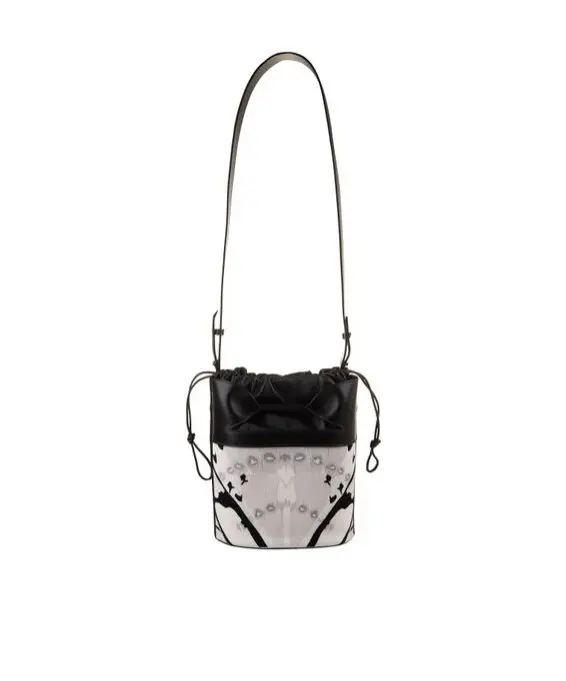 Alexander McQueen Bow Logo Bucket Bag