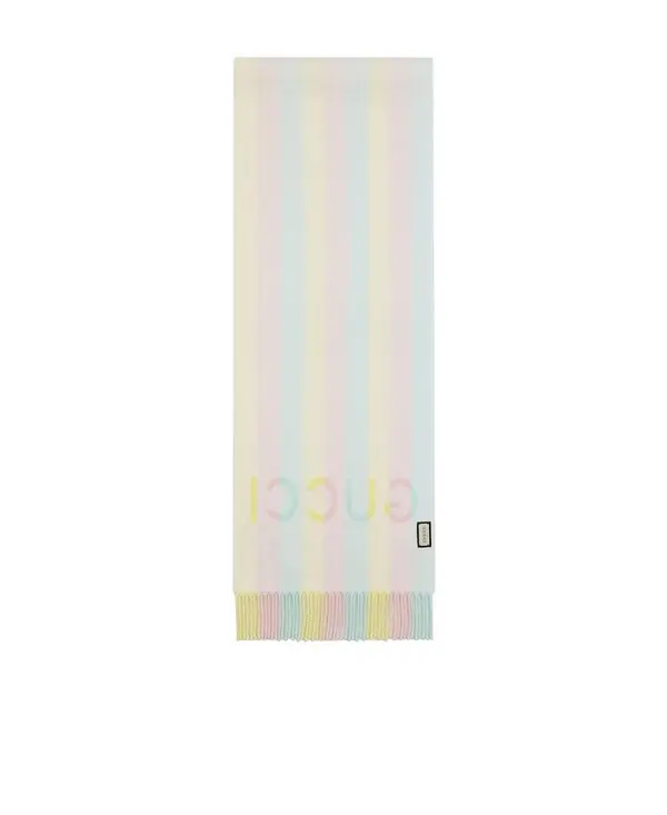 Gucci Striped Wool Scarf