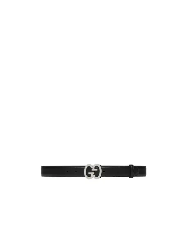 Gucci Gg Buckle Belt - Black