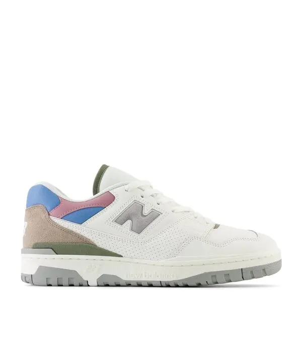 NEW BALANCE 550 Lace-up Round-toe Sneakers - White