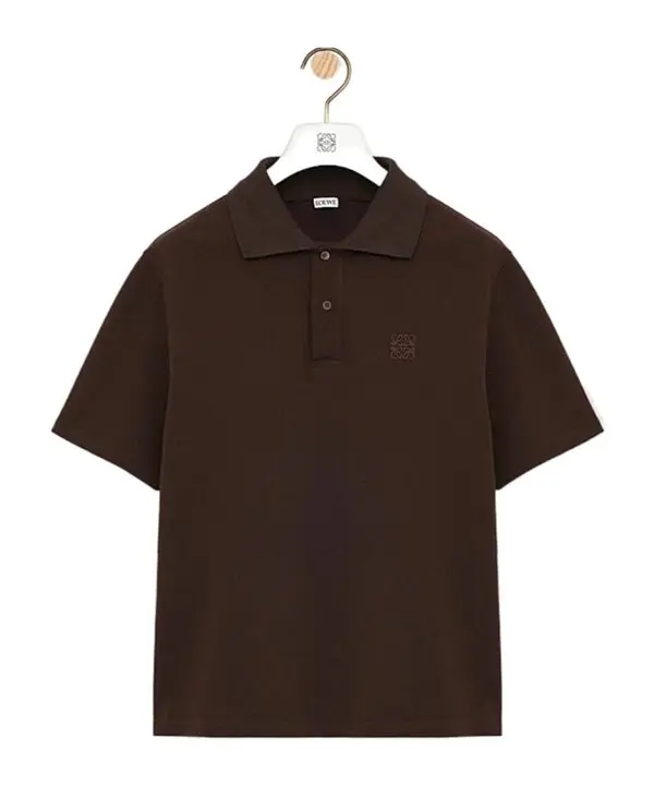Loewe Embroidered Short-sleeved Polo Shirt