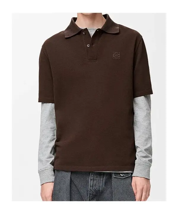 Loewe Embroidered Short-sleeved Polo Shirt