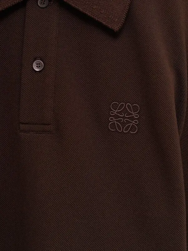 Loewe Embroidered Short-sleeved Polo Shirt
