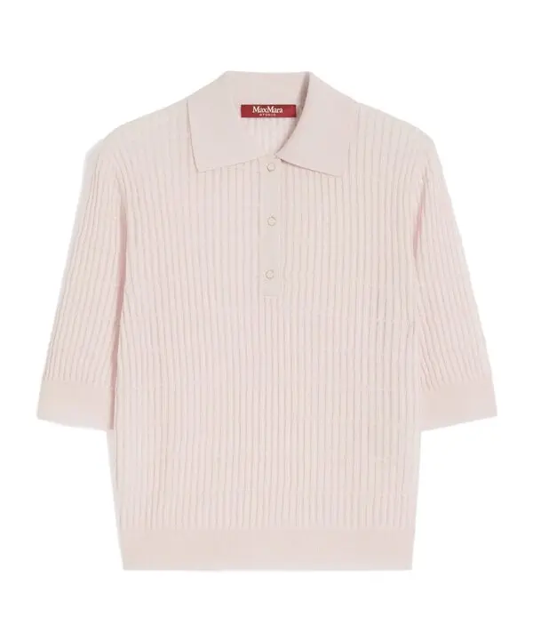 Max Mara Gallo Knitted Polo Shirt
