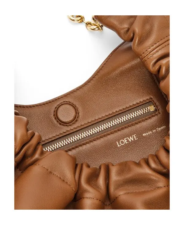 Loewe Small Squeeze Bag In Nappa Lambskin - Brown