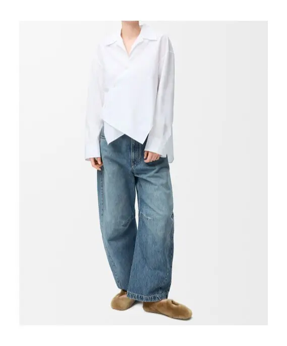 Loewe Asymmetrical Front Shirt - White