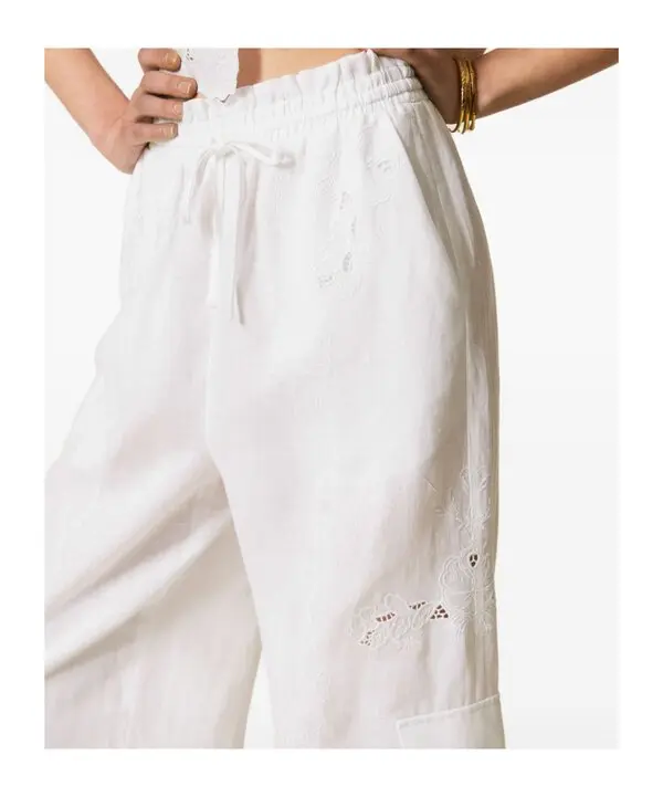 TWINSET Embroidered Cargo Joggers